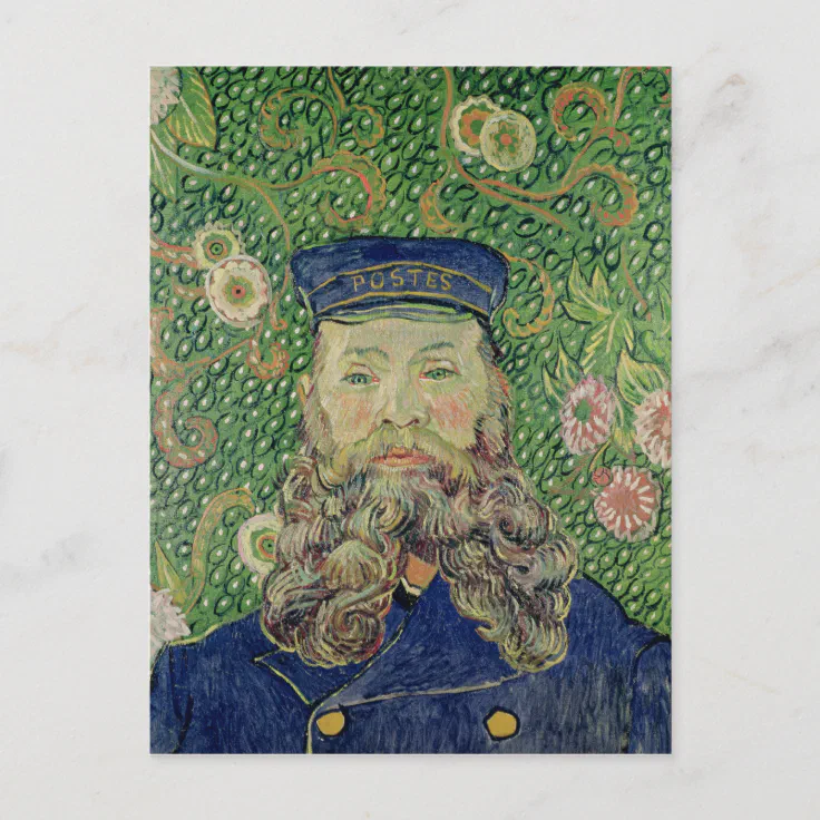 Vincent van Gogh | Portrait of the Postman Postcard | Zazzle