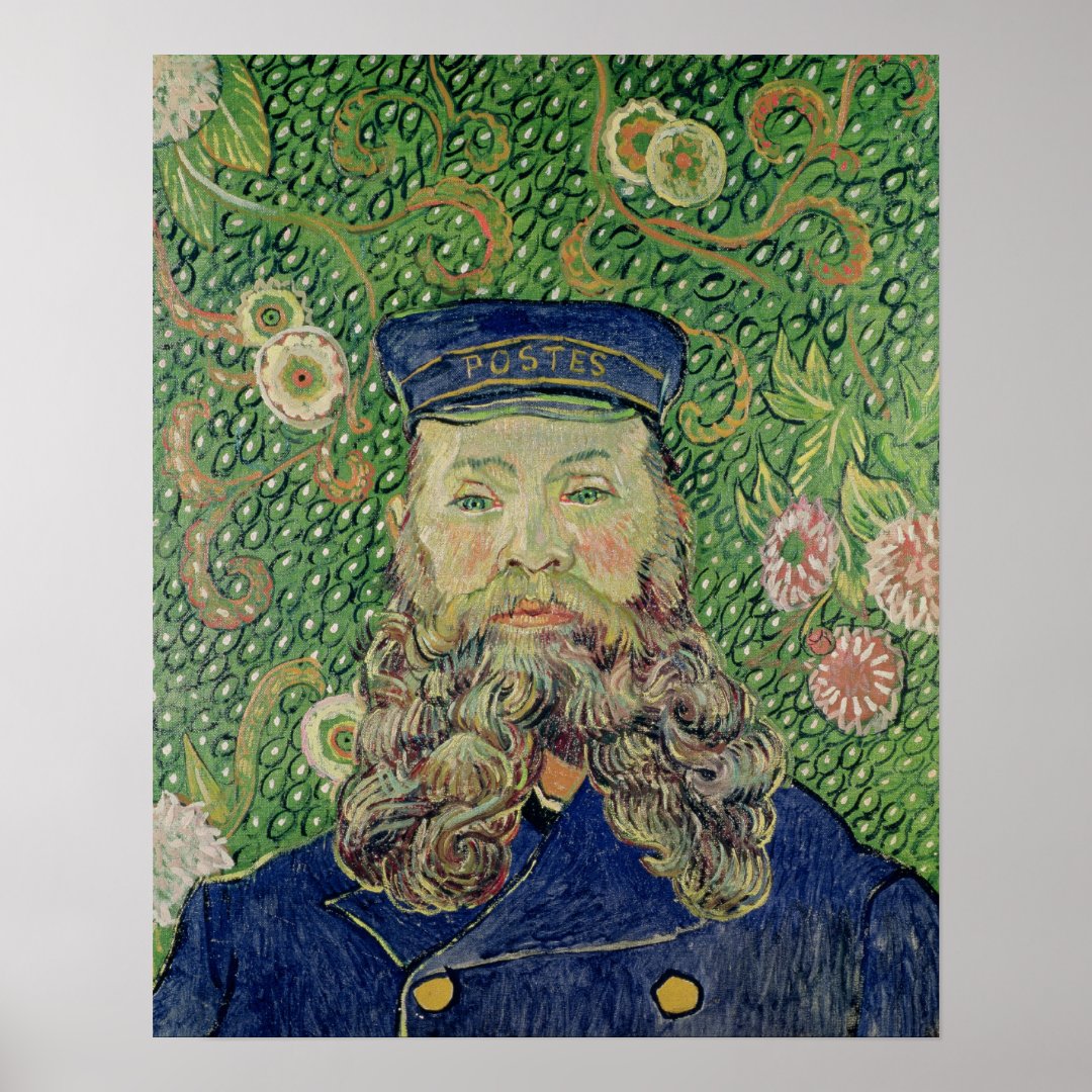 Vincent van Gogh | Portrait of the Postman Poster | Zazzle