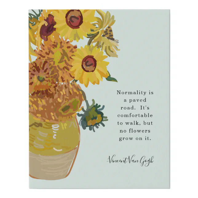 Vincent Van Gogh Quote Wall Art | Zazzle