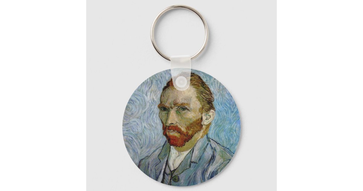 Vincent Van Gogh Self Portrait Keychain | Zazzle