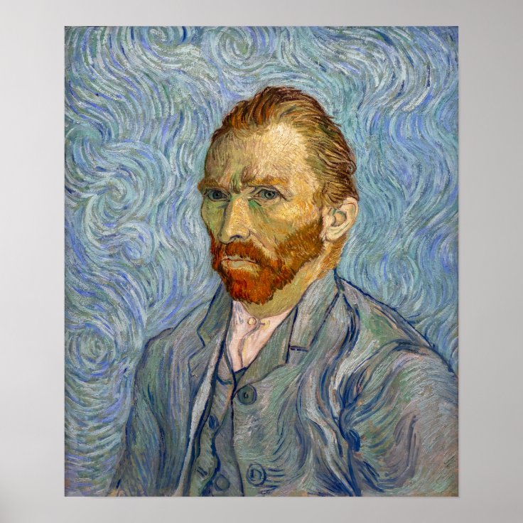 Vincent Van Gogh - Self-Portrait Poster | Zazzle