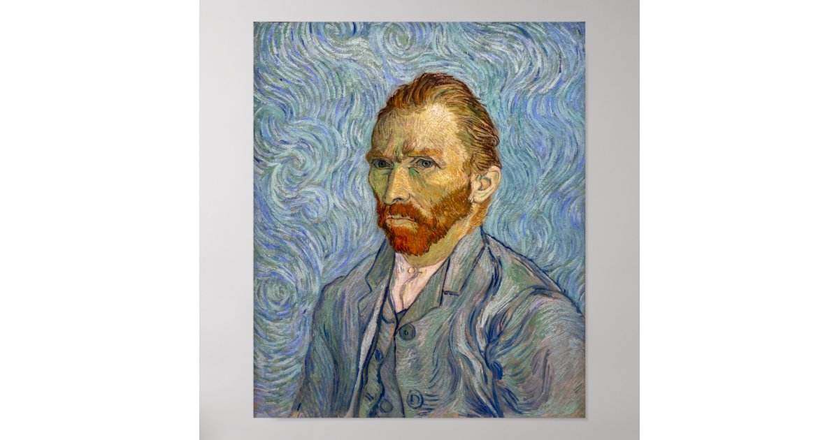 Vincent Van Gogh - Self-Portrait Poster | Zazzle.com