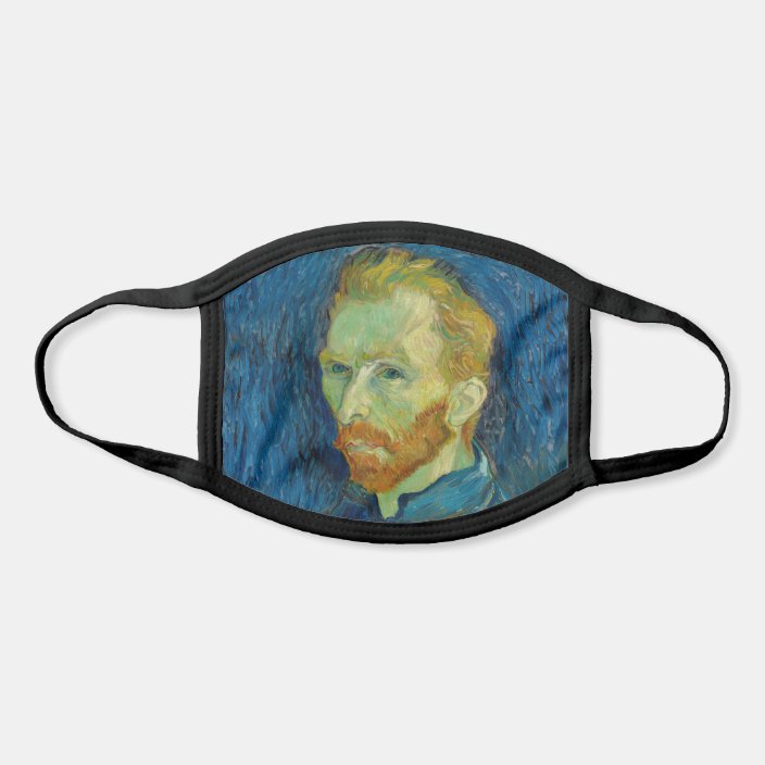 Vincent Van Gogh Self Portrait with Palette Art Face Mask | Zazzle.com