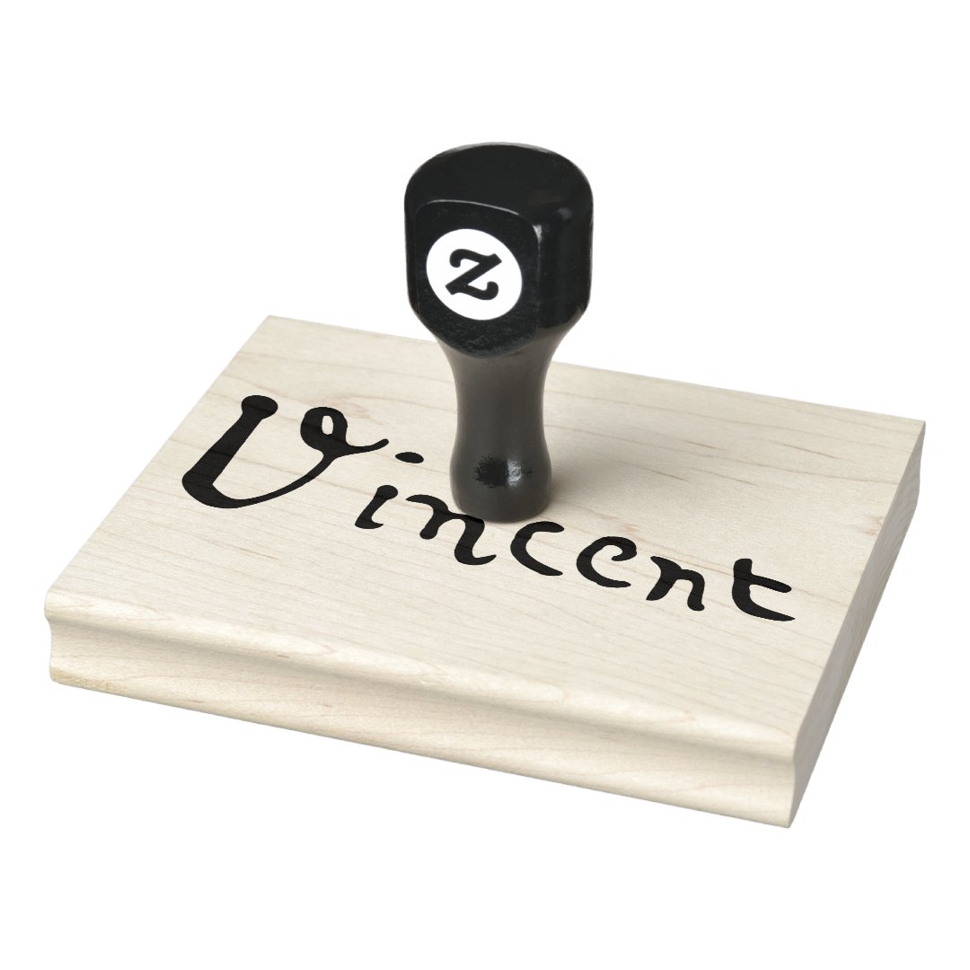 Vincent Van Gogh Signature Rubber Stamp | Zazzle
