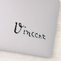 Vincent Van Gogh Signature Sticker | Zazzle