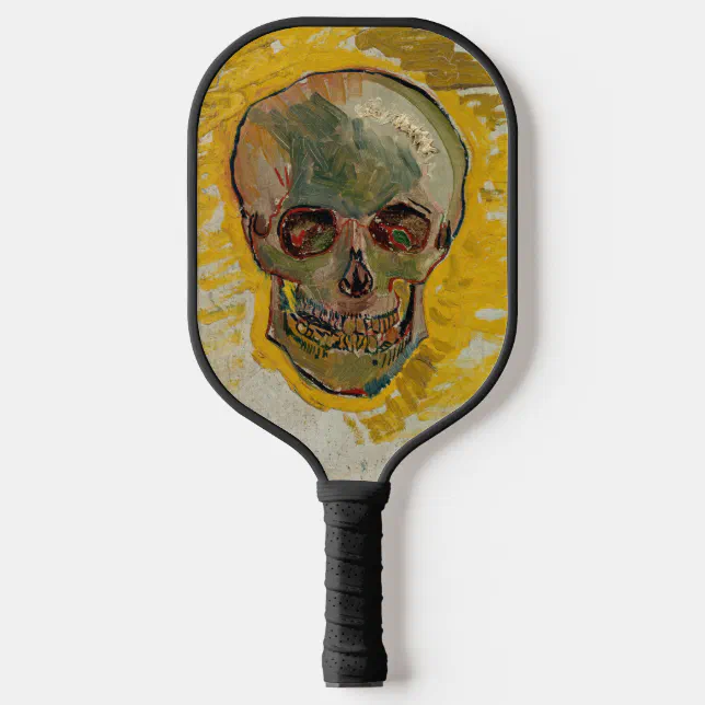 Vincent van Gogh - Skull 1887 #2 Pickleball Paddle | Zazzle