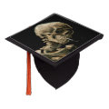 Vincent van Gogh - Skull with Burning Cigarette Graduation Cap Topper ...