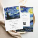 Vincent Van Gogh Starry Night All in One Wedding Invitation | Zazzle