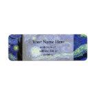 Starry Night fine art wedding wine labels | Zazzle.com