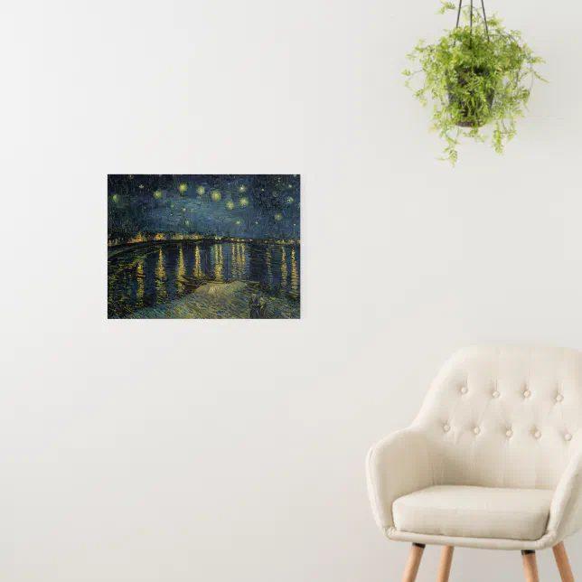 Vincent van Gogh | Starry Night Over the Rhone Foam Board | Zazzle