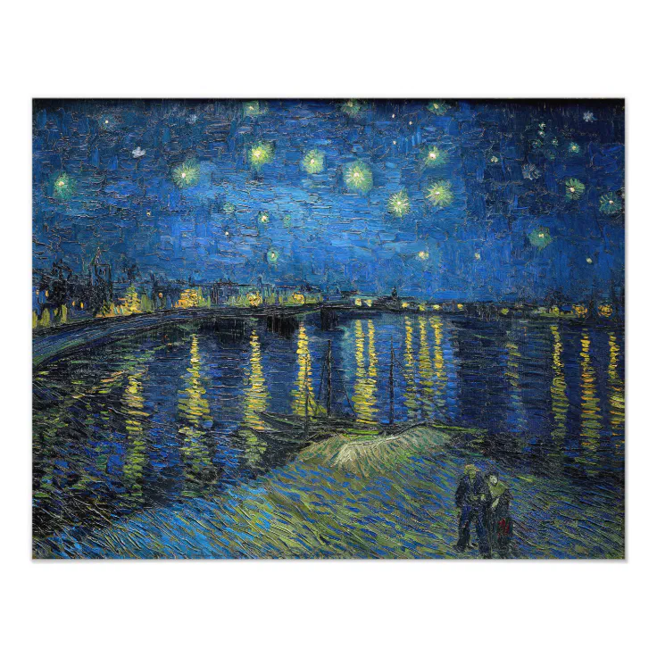 Vincent Van Gogh - Starry Night Over the Rhone Photo Print | Zazzle