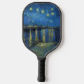 Vincent van Gogh - Starry Night Over the Rhone Pickleball Paddle | Zazzle