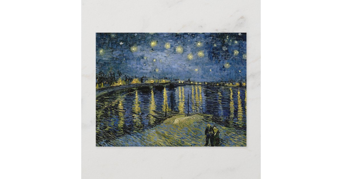 Vincent van Gogh - Starry Night Postcard | Zazzle