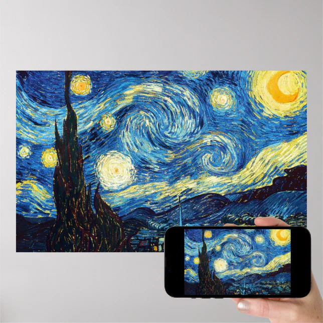 Vincent Van Gogh - Starry Night Poster | Zazzle