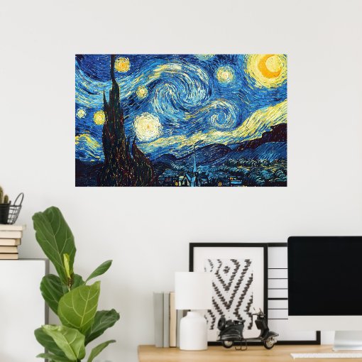 Vincent Van Gogh - Starry Night Poster | Zazzle