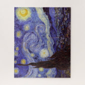 Vincent Van Gogh Starry Night Vintage Fine Art Jigsaw Puzzle | Zazzle