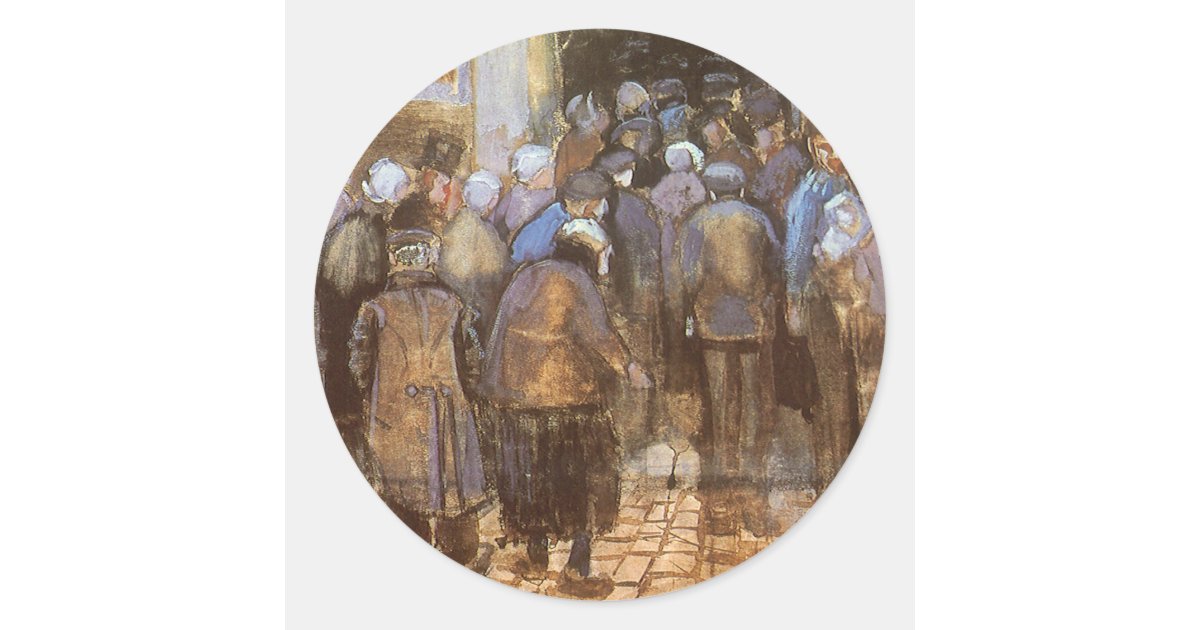 Vincent van Gogh State Lottery Office (Poor Money) Classic Round ...