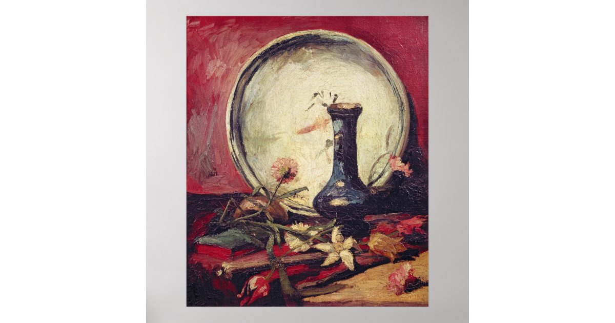 Vincent van Gogh | Still Life with Flowers, c.1886 Poster | Zazzle