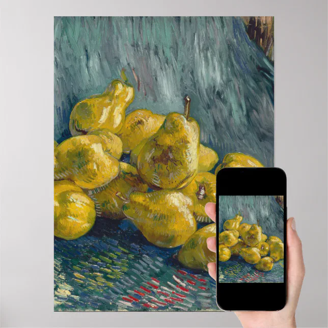 Vincent Van Gogh - Still Life with Pears Poster | Zazzle