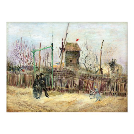 Vincent van Gogh - Street Scene in Montmartre Photo Print | Zazzle.com