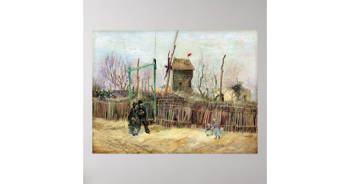 Vincent van Gogh - Street Scene in Montmartre Poster | Zazzle