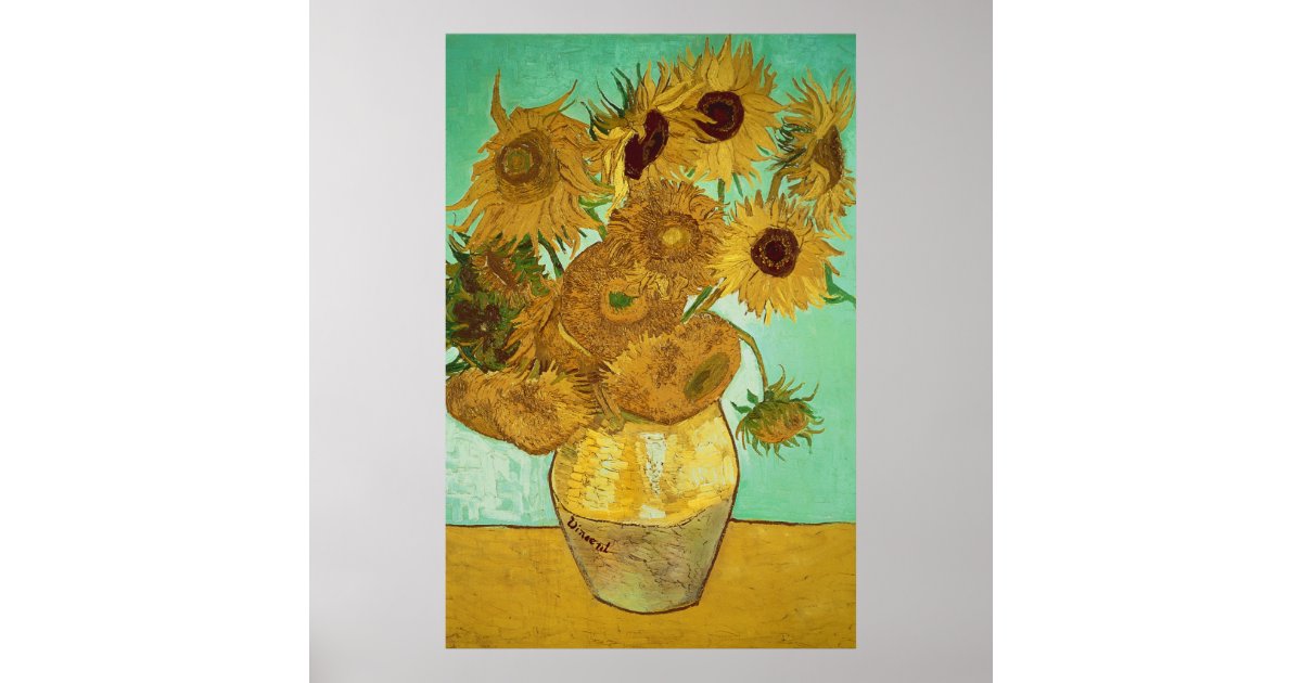 Vincent van Gogh | Sunflowers, 1888 Poster | Zazzle