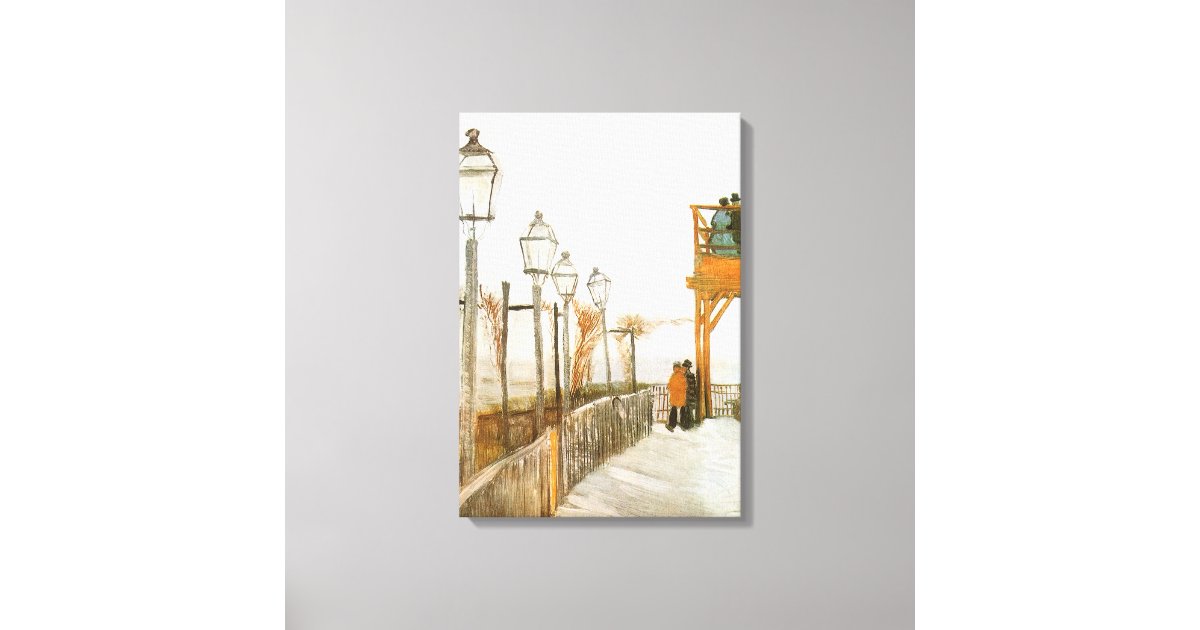 Vincent van Gogh - Terrace and Observation Deck Canvas Print | Zazzle