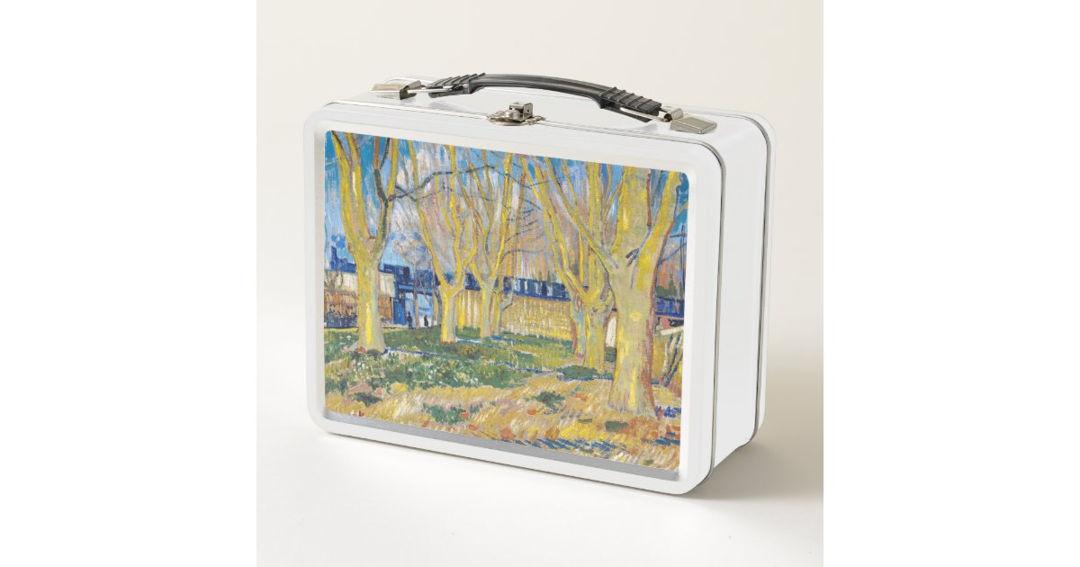 Vincent van Gogh - The Blue Train Metal Lunch Box | Zazzle