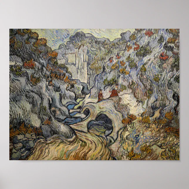 Vincent Van Gogh The Ravine Art Painting Print | Zazzle