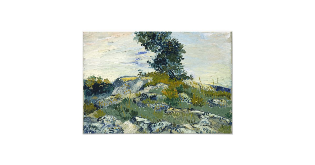 Vincent van Gogh - The Rocks Photo Print | Zazzle