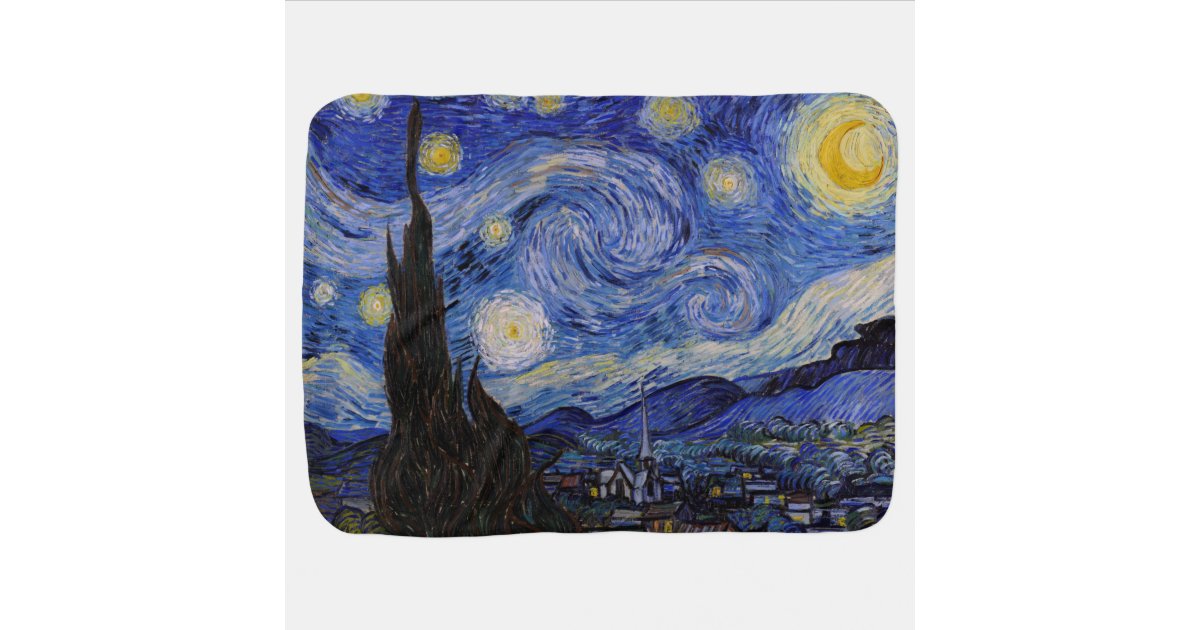 Vincent Van Gogh - The Starry night Baby Blanket | Zazzle
