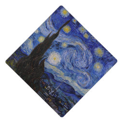 Vincent Van Gogh - The Starry night Graduation Cap Topper | Zazzle