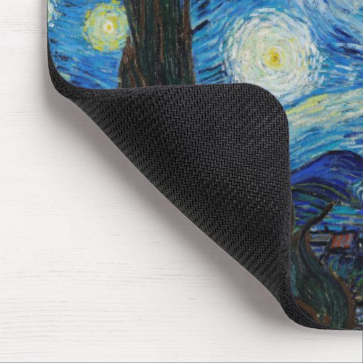 VINCENT VAN GOGH "THE STARRY NIGHT" MOUSE PAD | Zazzle