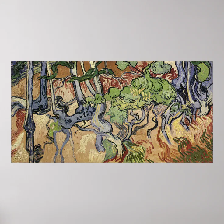 Vincent van Gogh | Tree roots, 1890 Poster | Zazzle