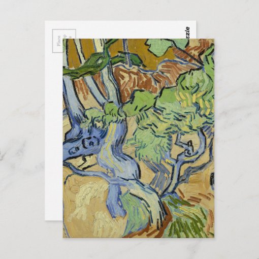 Vincent van Gogh - Tree roots Postcard | Zazzle