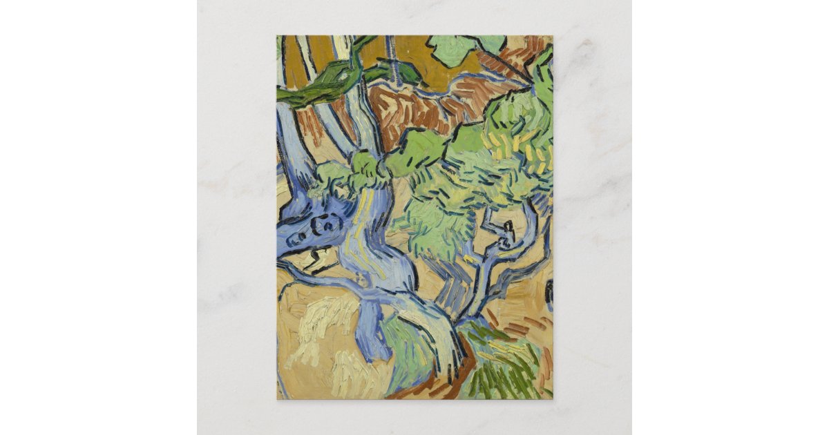 Vincent van Gogh - Tree roots Postcard | Zazzle