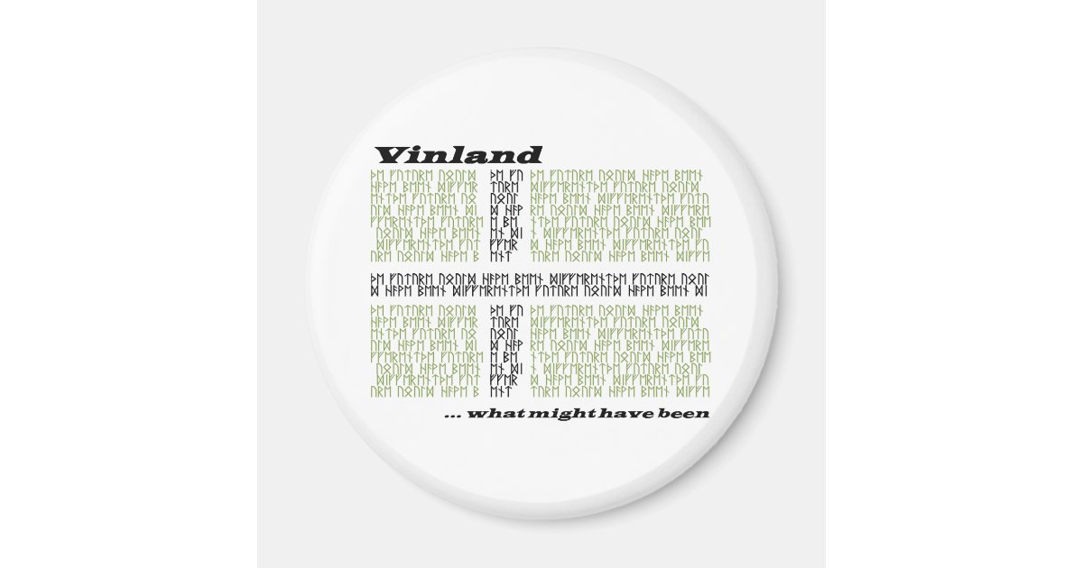 Vinland Runic Flag - What Might Have Been Magnet | Zazzle
