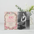 Vintage 100th Centenarian Birthday Invitation | Zazzle