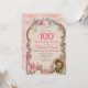 Vintage 100th Centenarian Birthday Invitation | Zazzle