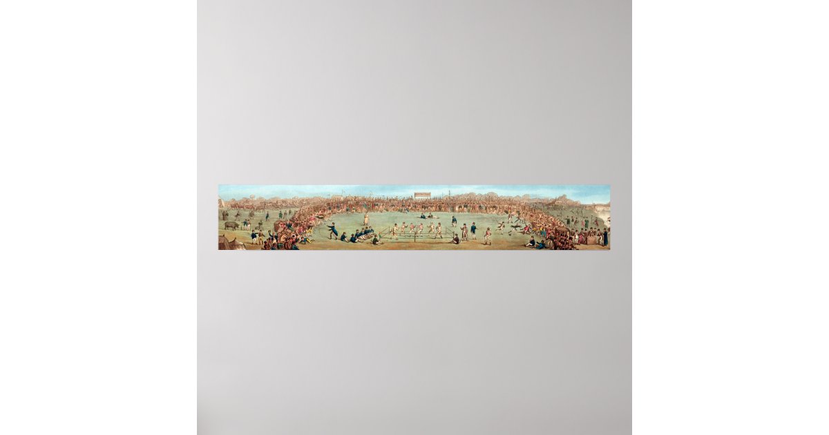 Vintage 1800s Bare Knuckle Boxing Poster | Zazzle
