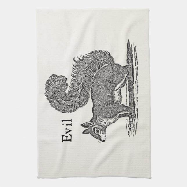 evil squirrel drawing