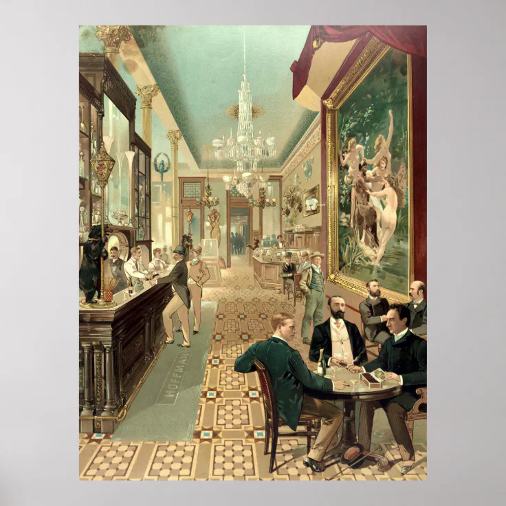 Vintage 1890 Saloon Poster | Zazzle