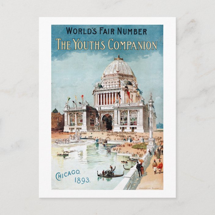 Vintage 1893 Chicago World's fair expo Postcard | Zazzle.com