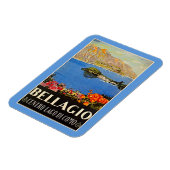 Vintage 1920s Bellagio Italian travel advert Magnet | Zazzle