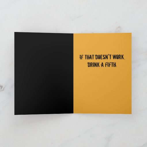 Vintage 1920s Man- Plead The Fifth Booze Birthday Card | Zazzle