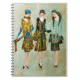 Vintage 1930's Fashion Illustration Notebook | Zazzle
