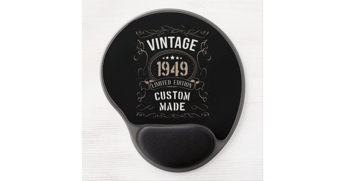 Vintage 1949 Limited Edition Custom made Gel Mouse Pad | Zazzle