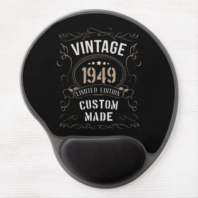 Vintage 1949 Limited Edition Custom made Gel Mouse Pad | Zazzle