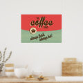 Vintage 1950s Coffee Shop Signage Poster | Zazzle