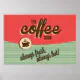 Vintage 1950s Coffee Shop Signage Poster | Zazzle